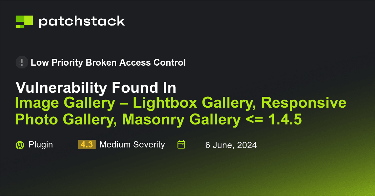 WordPress Image Gallery plugin